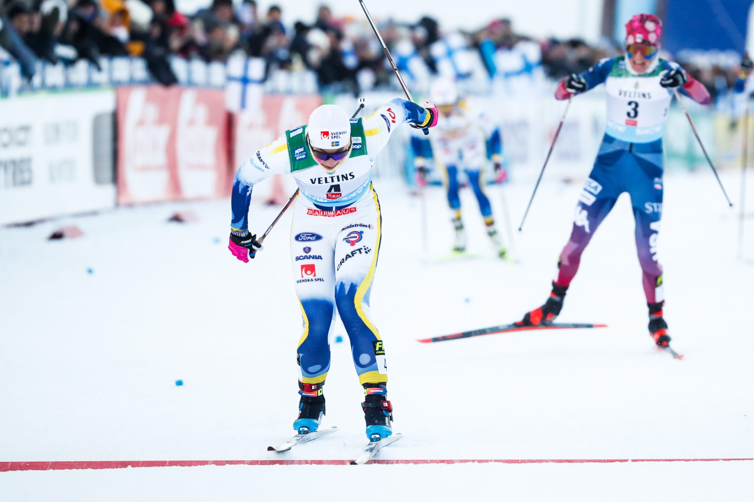 Moa Ilar winner at Ruka 20km mass start race - ProXCskiing