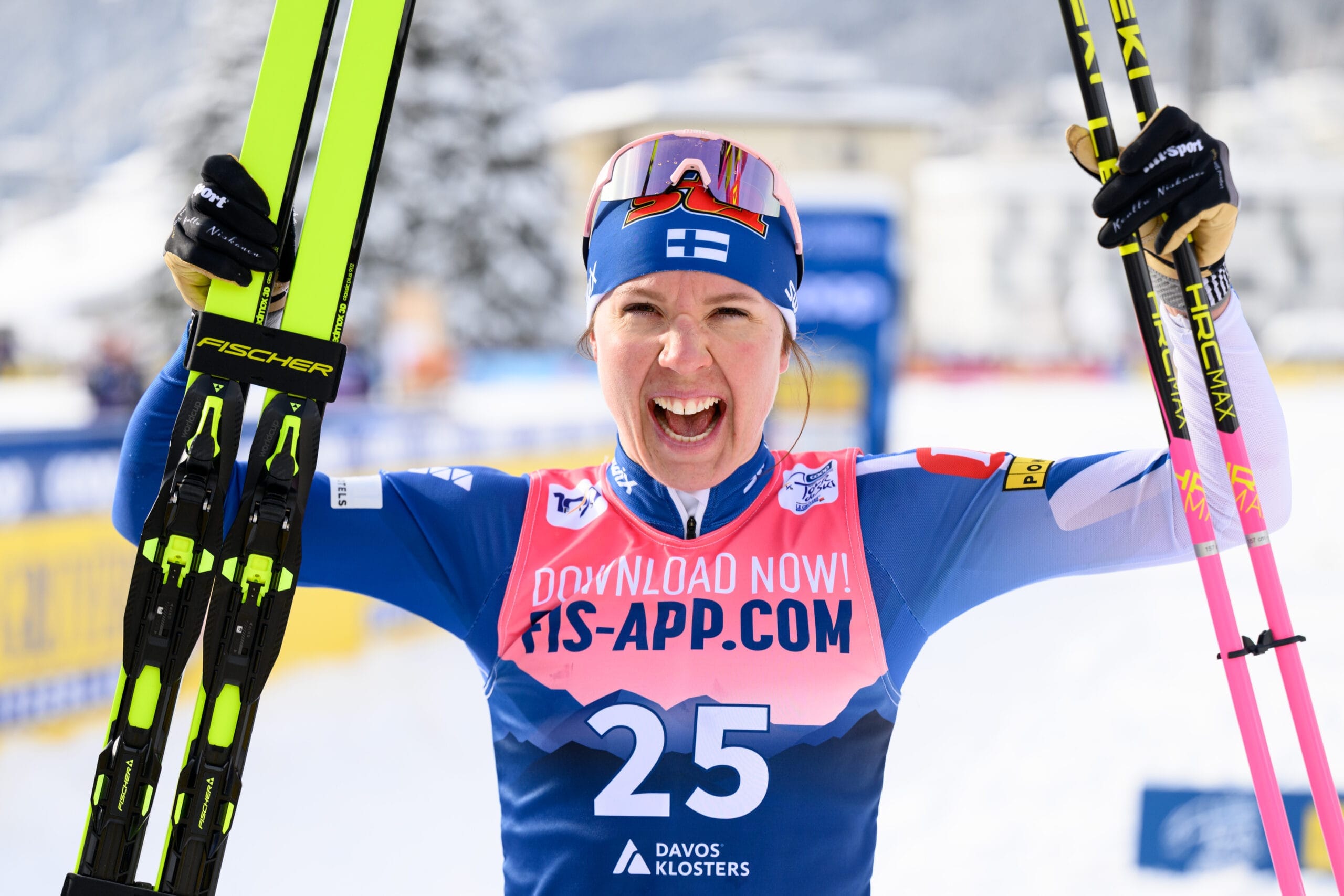 Kerttu Niskanen pobjeđuje u utrci potjere Tour de Ski u Davosu ...