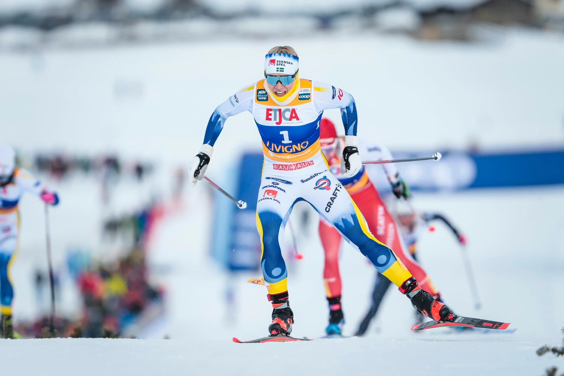 Jonna Sundling Wins The Sprint Race At The World Cup In Livigno ...