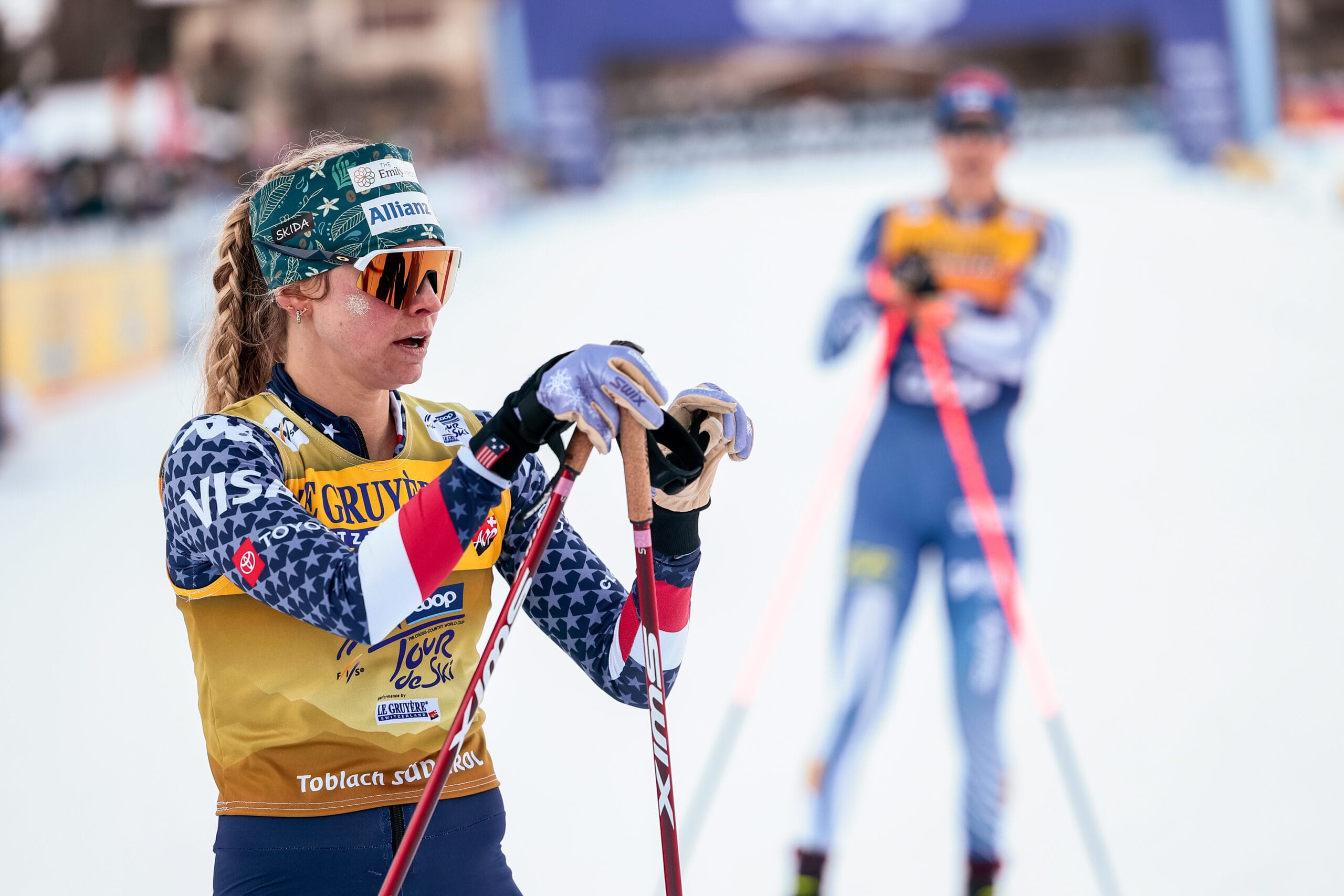 Diggins wins Tour de Ski sprint in Toblach - ProXCskiing