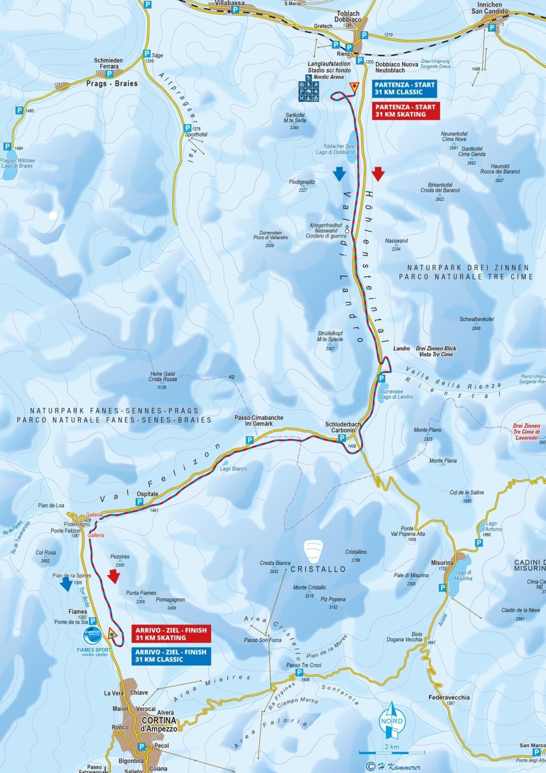 Granfondo Dobbiaco/Toblach-Cortina this weekend in Italy – Ski Classics