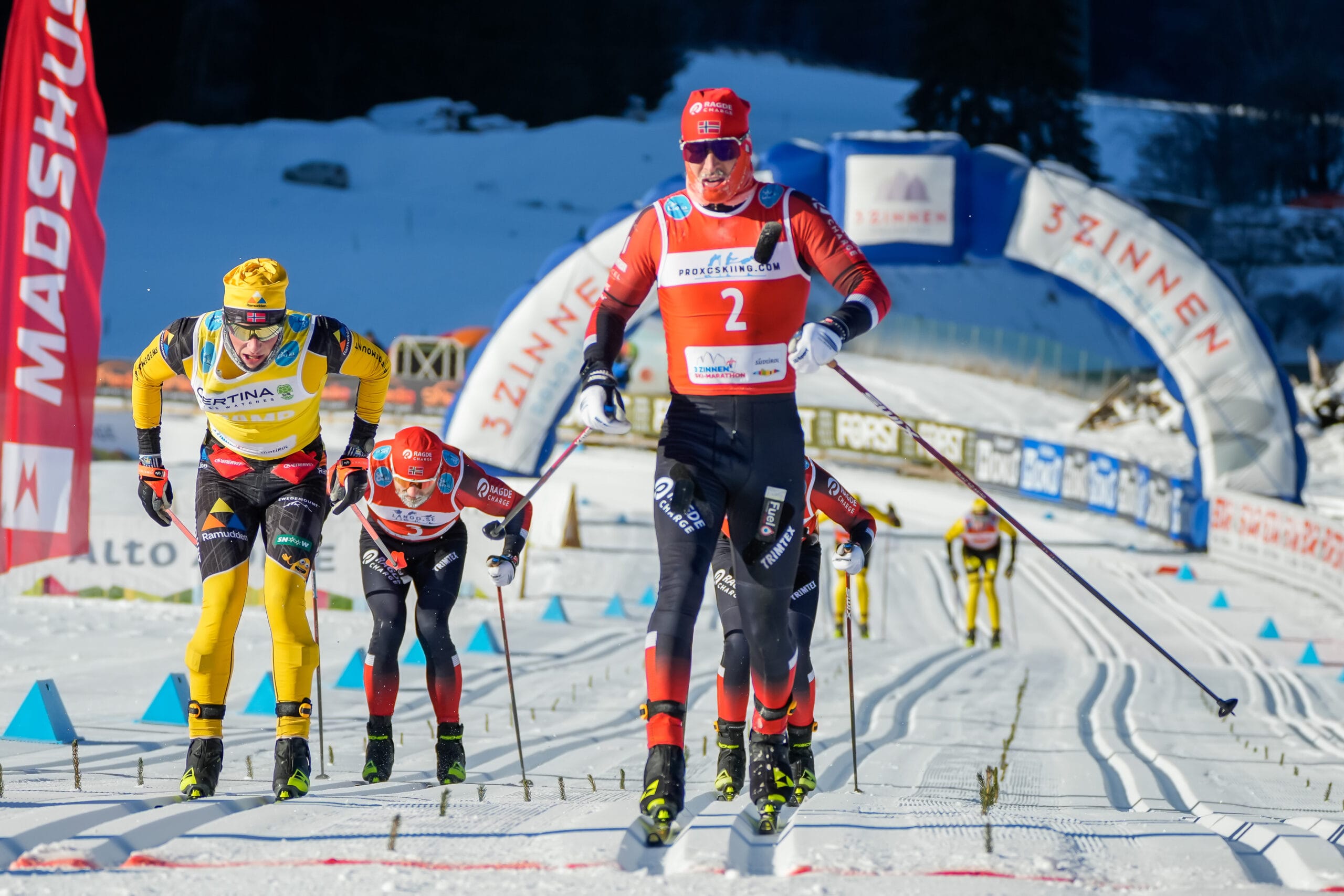 3 Zinnen Ski Marathon: Stadaas wins in a sprint finish - ProXCskiing