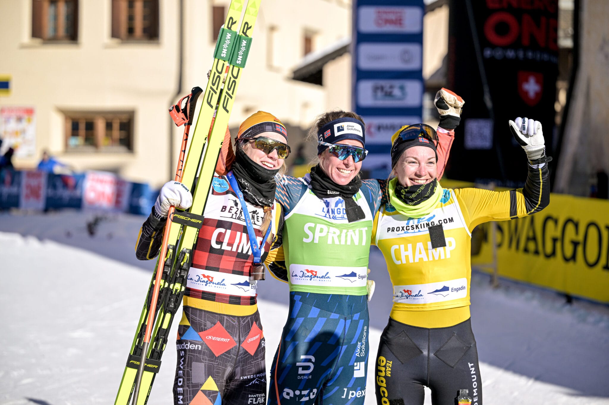 Amund Riege and Silje Øyre Slind winners of Engadin La Diagonela 2025 ...