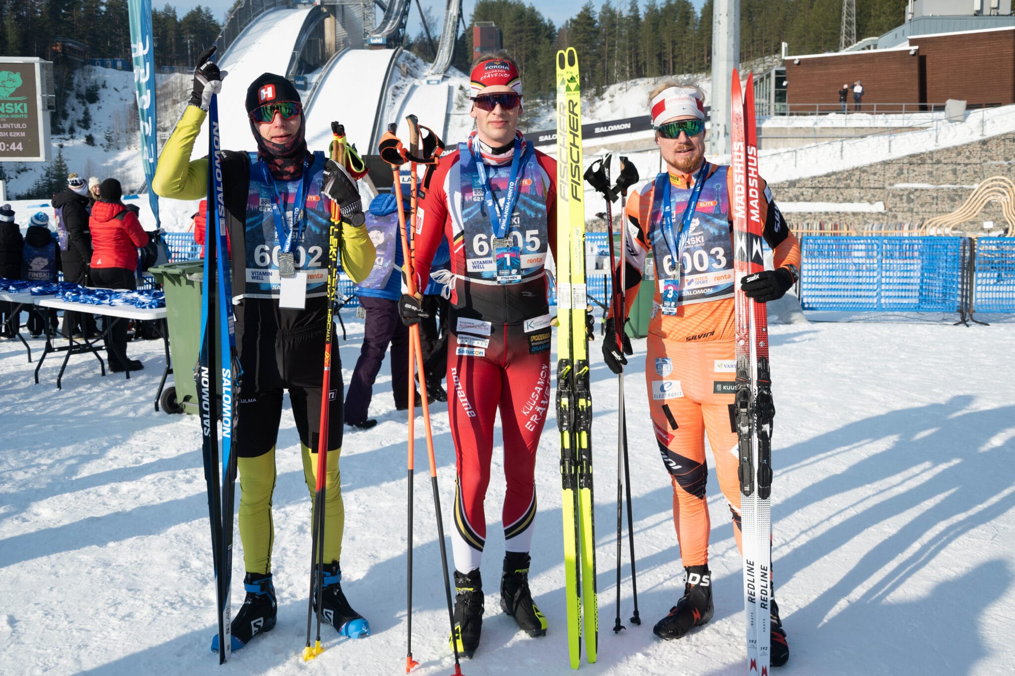 Winnaars van Tossavainen en Nissinen op Finlandia Ski Marathon ...