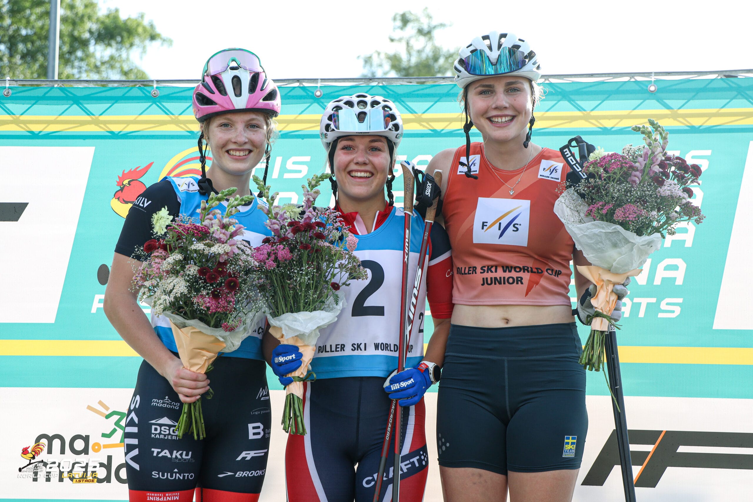 Emilie Ruud Lia sprintgyőztes a 2025-ös Madona Junior Roller Ski ...