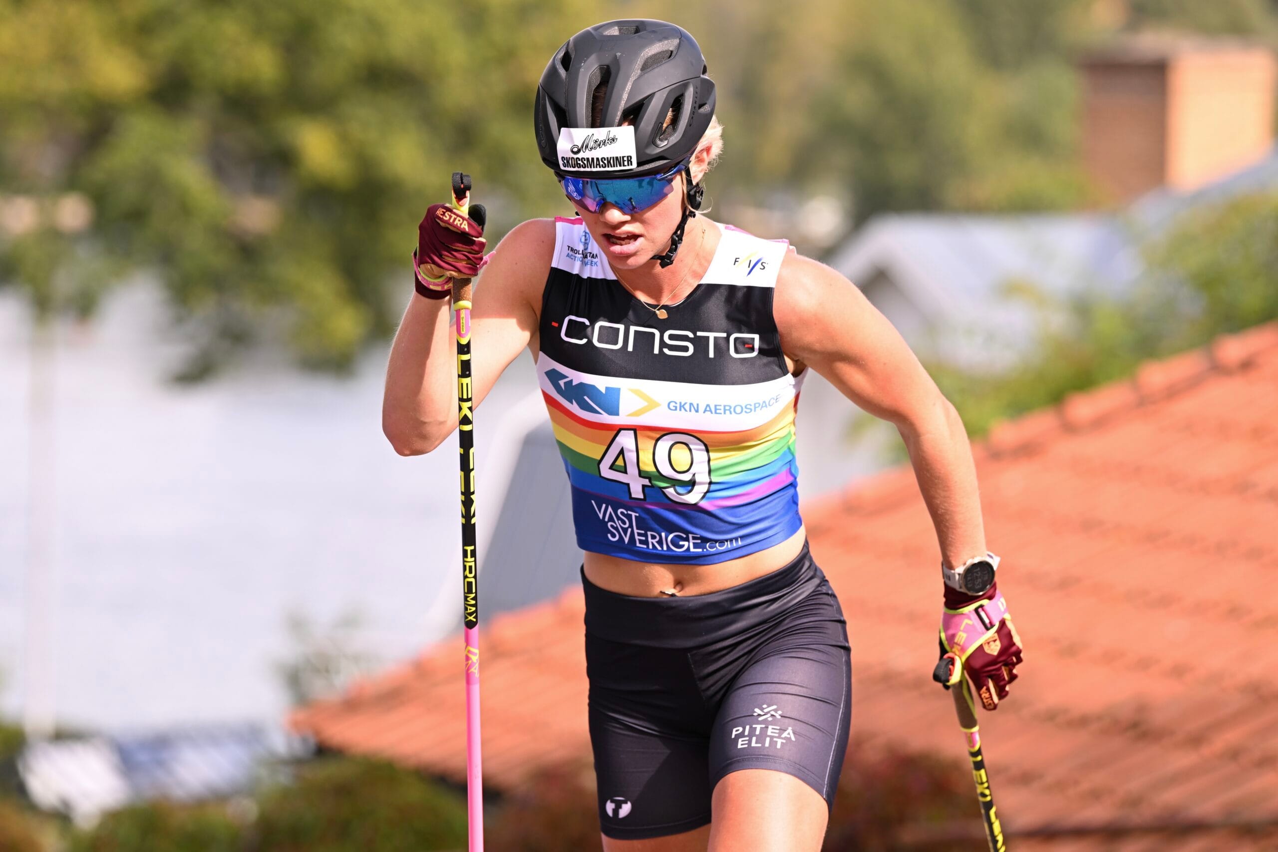 Emma Ribom wins 15km interval start at the Trollhättan Roller Ski World ...